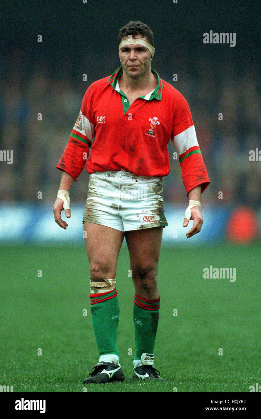 MARK PEREGO WALES RUGBY UNION 26 February 1994 Stock Photo - Alamy