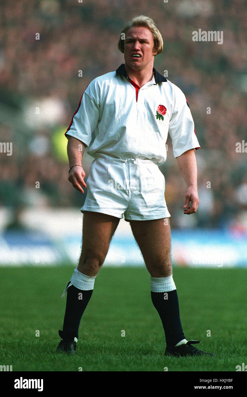 NEIL BACK ENGLAND & LEICESTER RU 21 February 1994 Stock Photo - Alamy