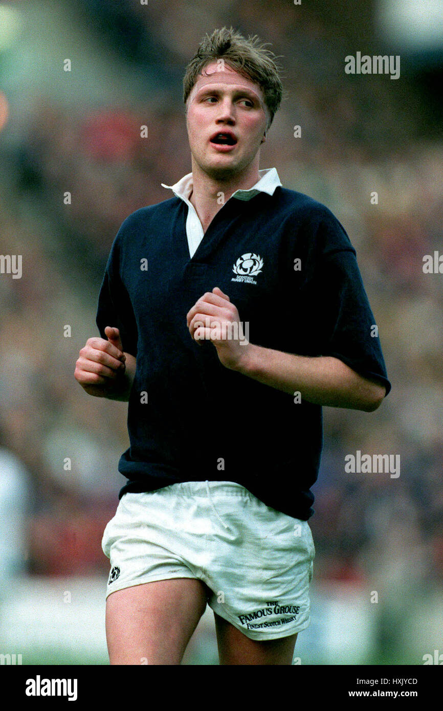 GEORGE WEIR SCOTLAND & MELROSE RU 07 February 1994 Stock Photo - Alamy