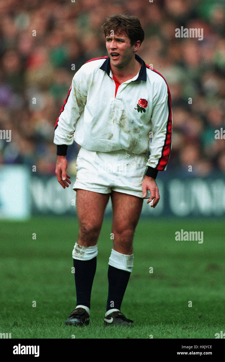 KYRAN BRACKEN ENGLAND & BRISTOL RU 07 February 1994 Stock Photo - Alamy