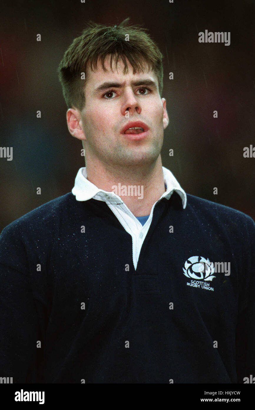 KENNETH LOGAN SCOTLAND & STIRLING COUNTY RU 19 January 1994 Stock Photo ...
