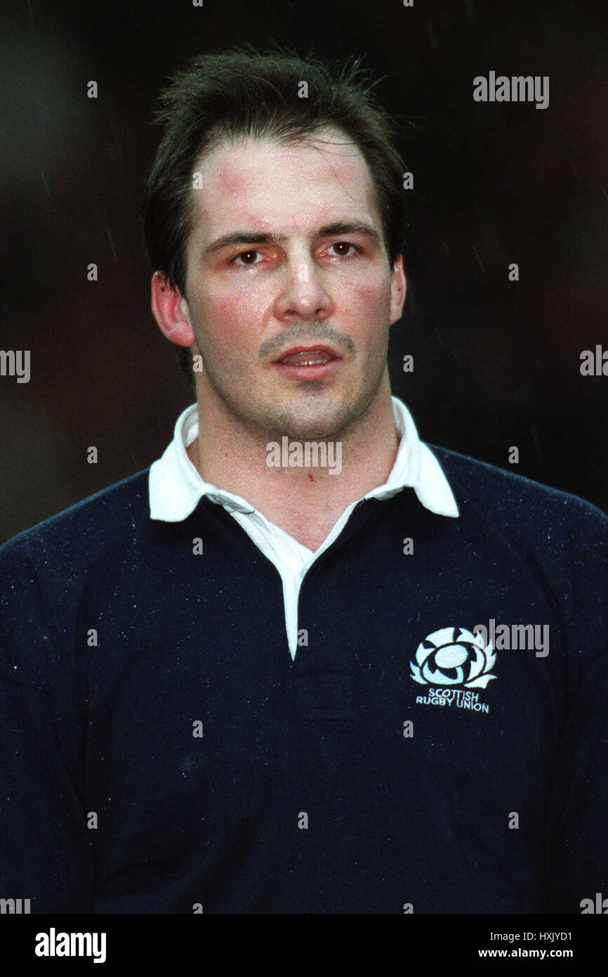 IAIN MORRISON SCOTLAND & LONDON SCOTTISH RU 19 January 1994 Stock Photo ...