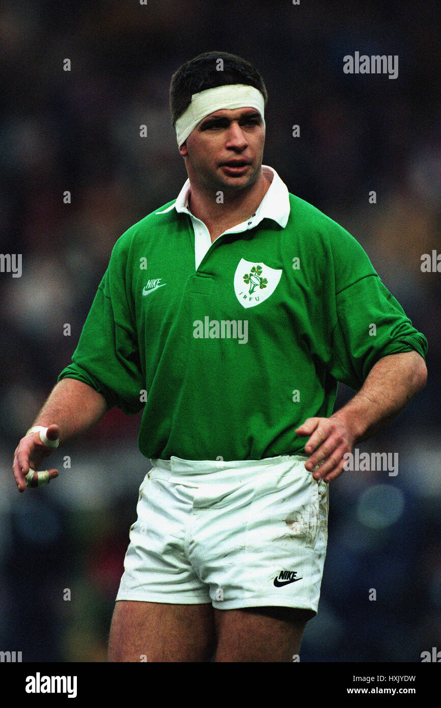 KEN O'CONNELL IRELAND & SUNDAY'S WELL RU 17 January 1994 Stock Photo ...