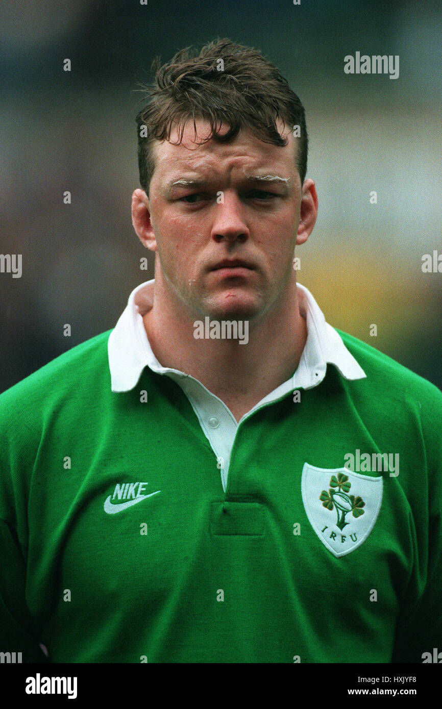 MICHAEL GALWEY IRELAND & SHANNON RU 10 January 1994 Stock Photo - Alamy