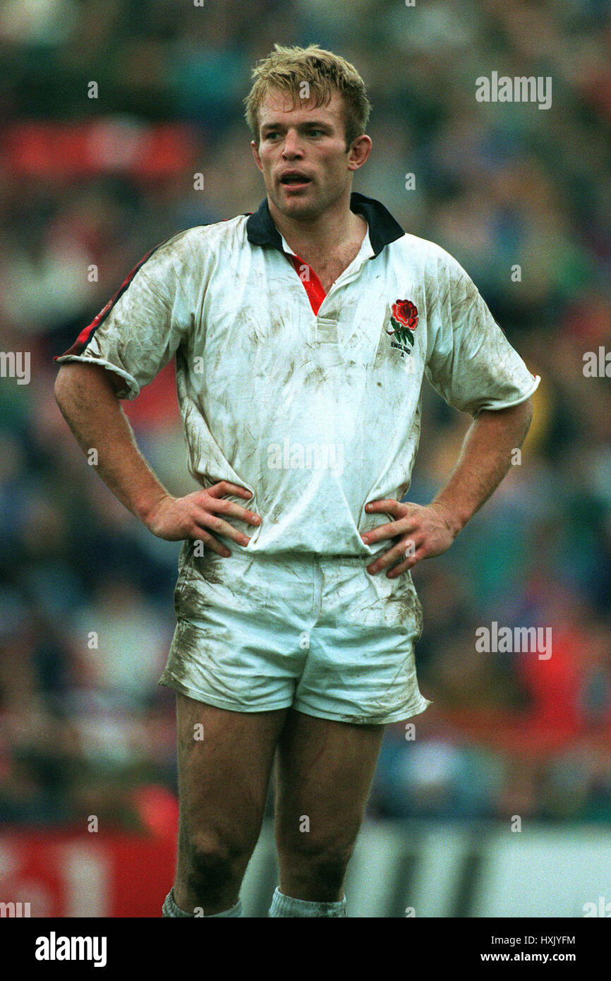 TIM RODBER ENGLAND & NORTHAMPTON RU 11 January 1994 Stock Photo - Alamy