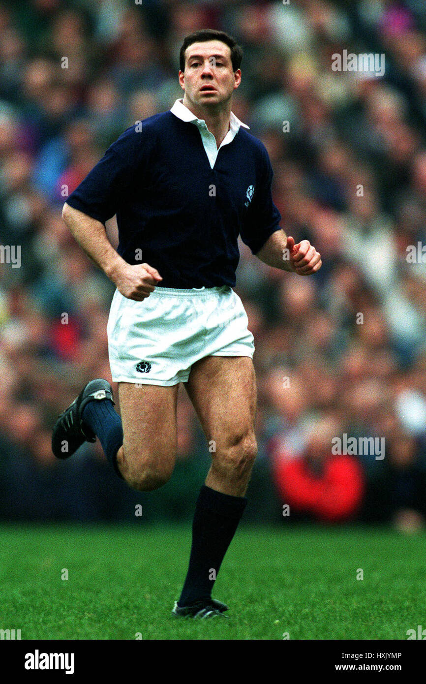SCOTT HASTINGS SCOTLAND & WATSONIANS RU 12 March 1993 Stock Photo - Alamy