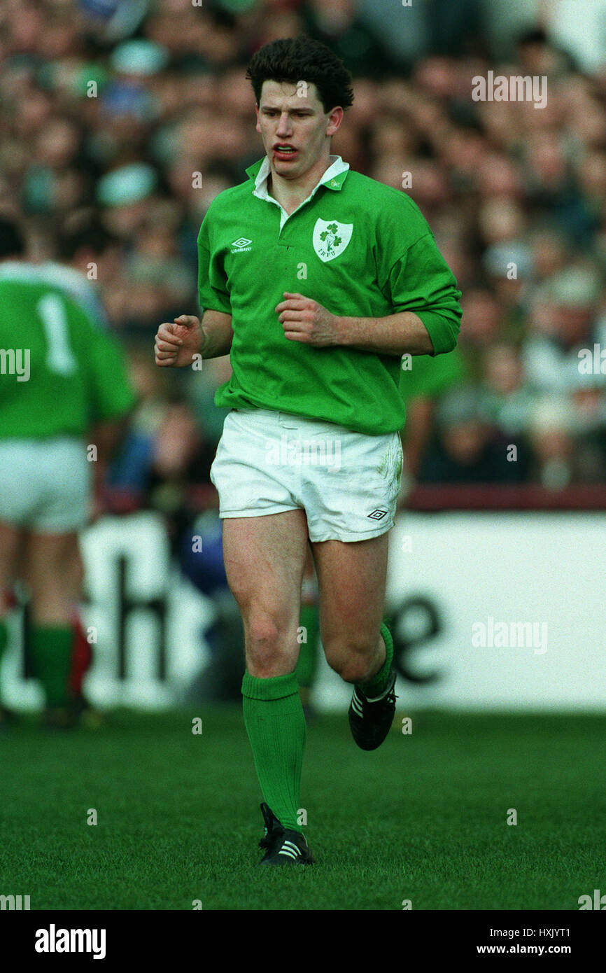CIARAN CLARKE IRELAND & TERENURE COLLEGE RU 22 February 1993 Stock ...