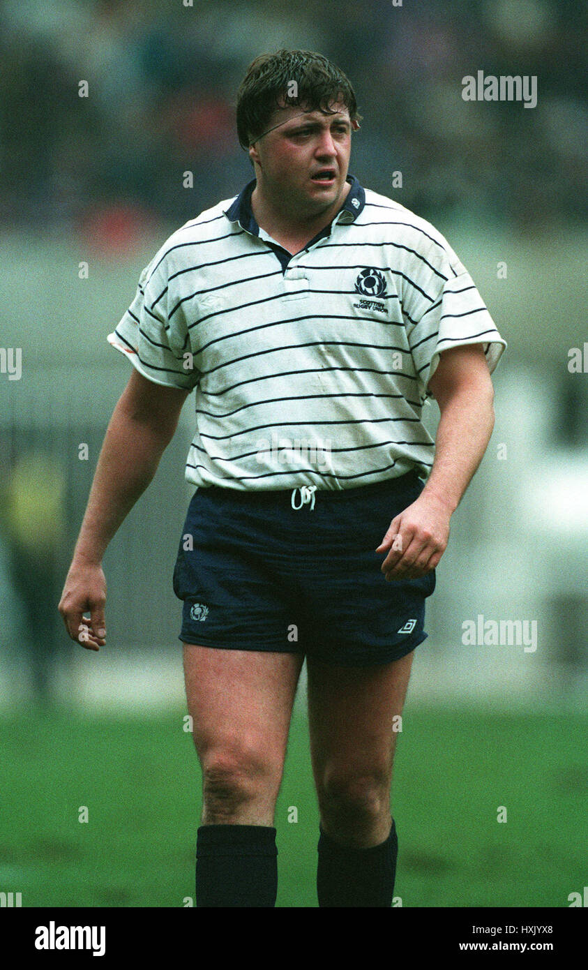PAUL BURNELL SCOTLAND & LONDON SCOTTISH RU 09 February 1993 Stock Photo ...