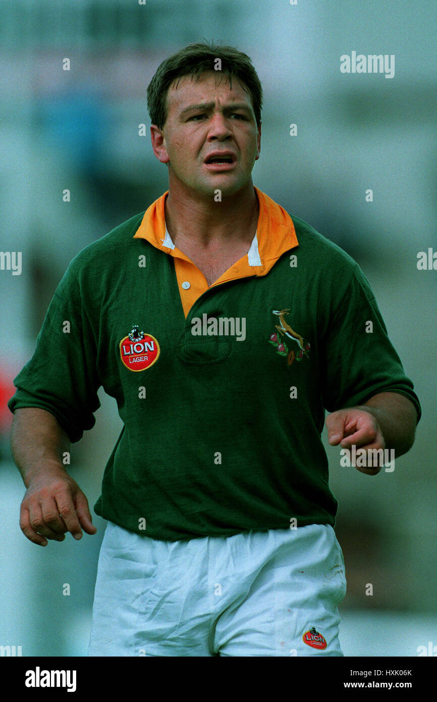 PIETER RODGERS SOUTH AFRICA RU 05 October 1992 Stock Photo - Alamy