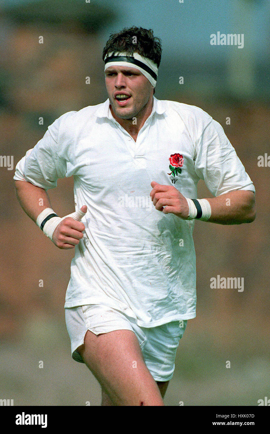 MARTIN BAYFIELD ENGLAND & NORTHAMPTON RU 07 September 1992 Stock Photo ...