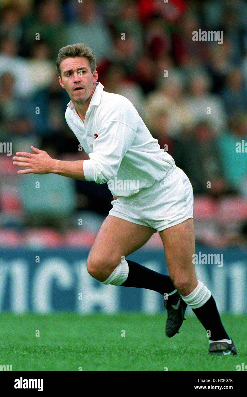 NIGEL HESLOP ENGLAND & ORRELL RU 07 September 1992 Stock Photo - Alamy