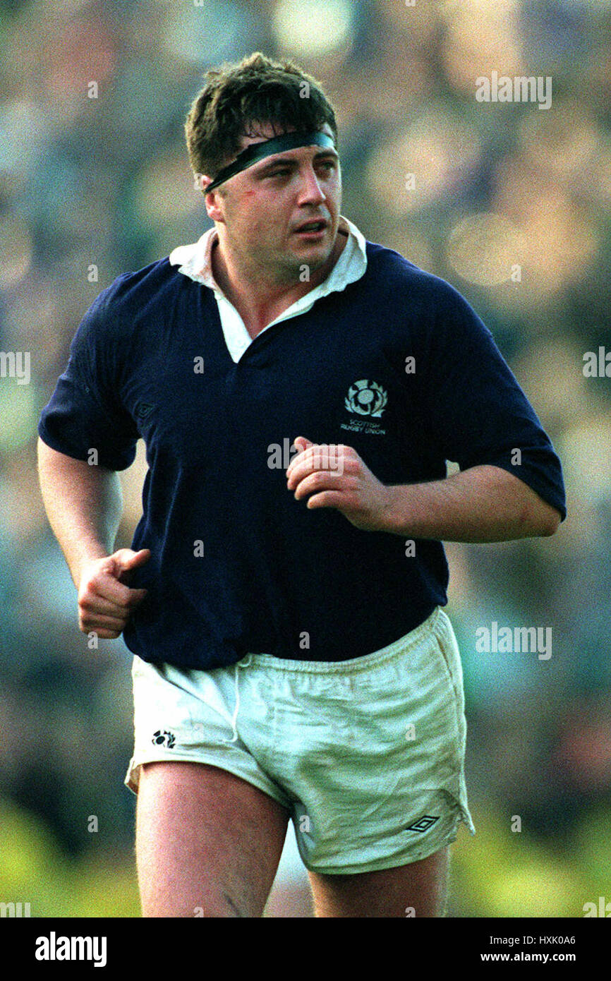 ANDREW BURNELL SCOTLAND & LONDON SCOTTISH RU 18 February 1992 Stock ...