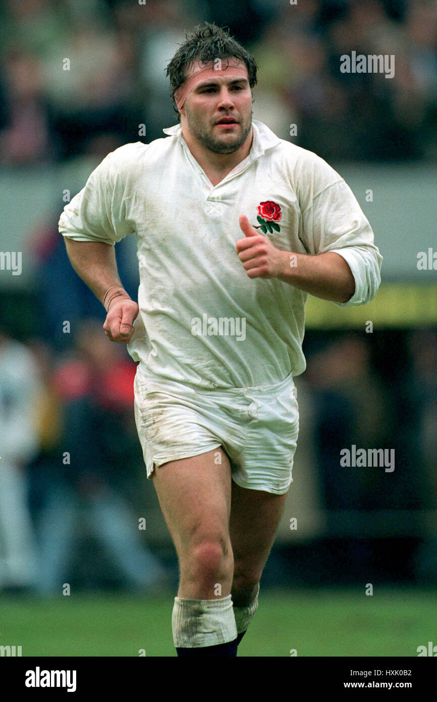 JASON LEONARD ENGLAND & HARLEQUINS RU 17 February 1992 Stock Photo - Alamy