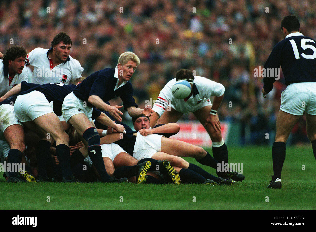 ACTION SCOTLAND V ENGLAND 17 January 1992 Stock Photo - Alamy