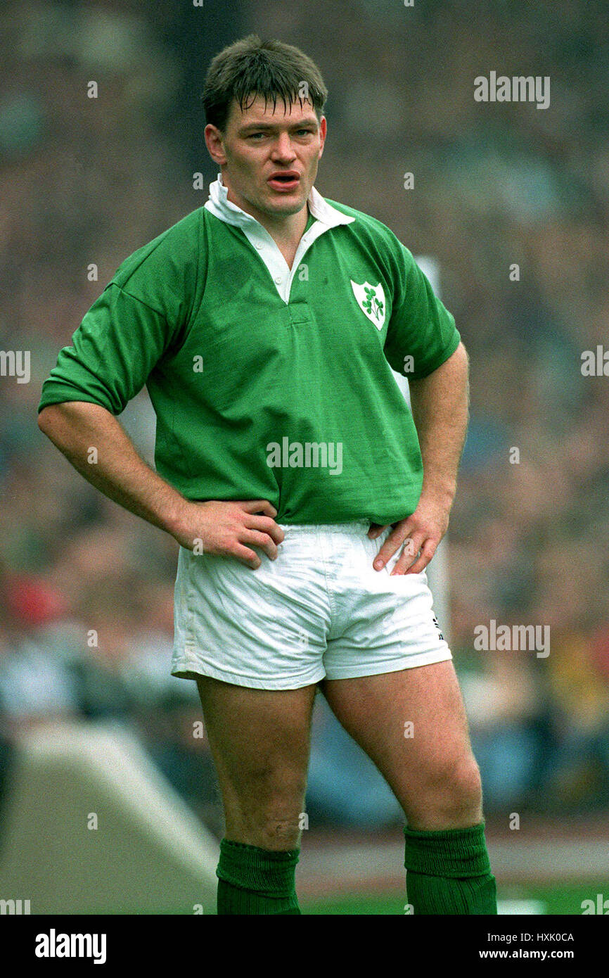 STEPHEN SMITH IRELAND & BALLYMENA RU 06 January 1992 Stock Photo - Alamy