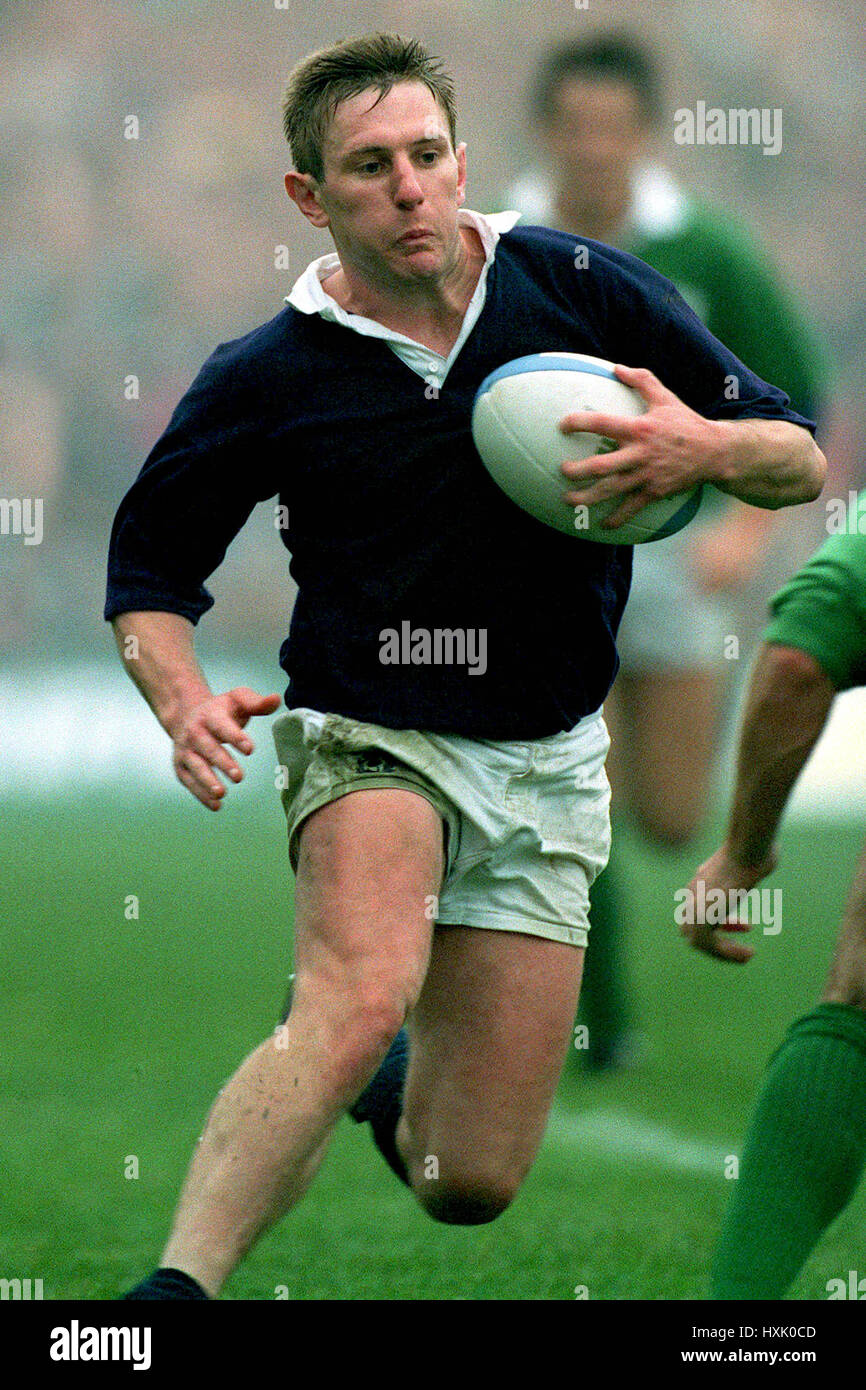 GARY ARMSTRONG SCOTLAND & JED-FOREST RU 06 January 1992 Stock Photo - Alamy