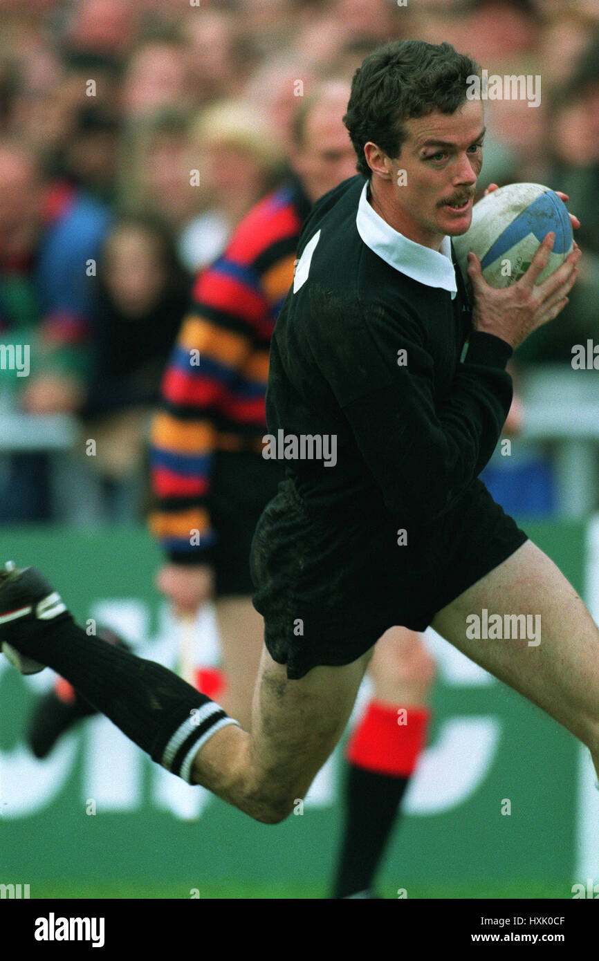 TERRY WRIGHT NEW ZEALAND RU 06 January 1992 Stock Photo - Alamy