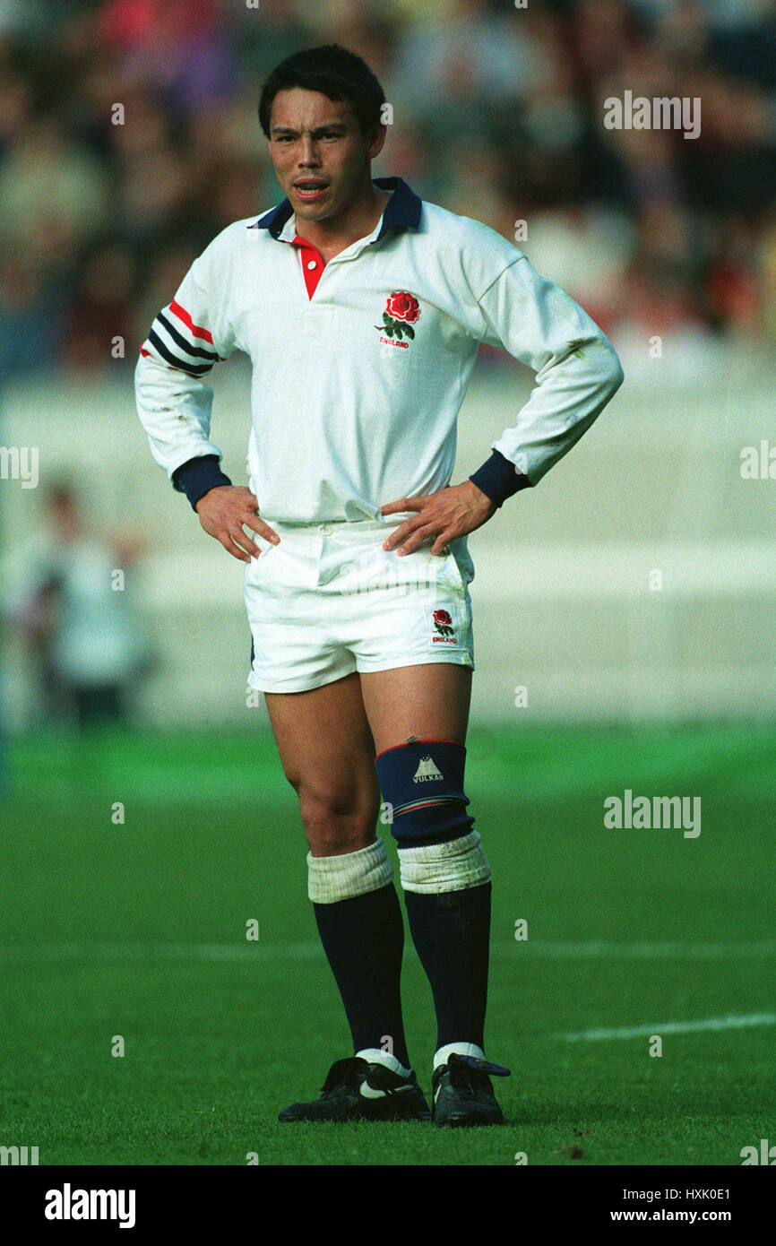 RORY UNDERWOOD ENGLAND & LEICESTER RU 22 October 1991 Stock Photo - Alamy