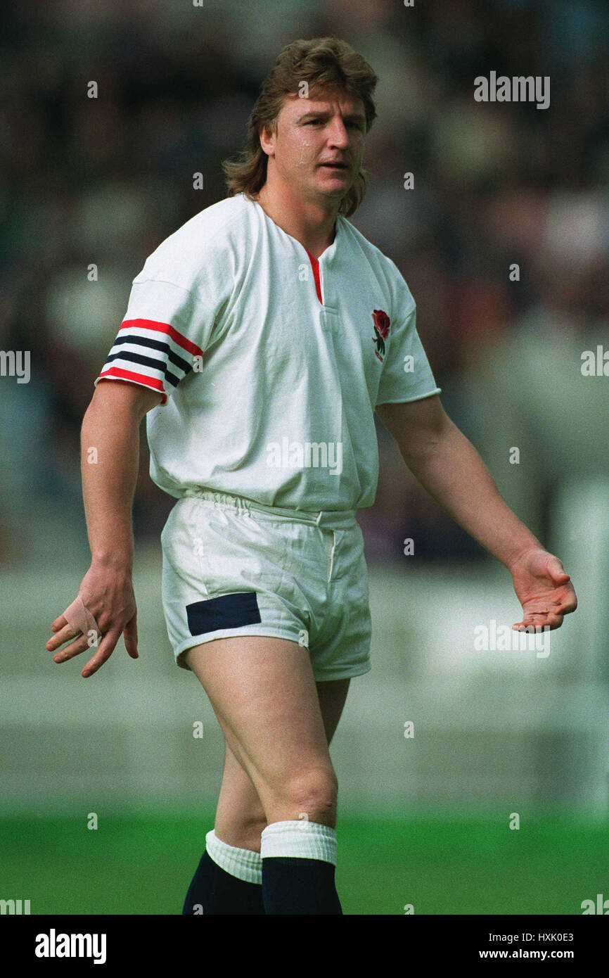 MICKY SKINNER ENGLAND & HARLEQUINS RU 22 October 1991 Stock Photo - Alamy