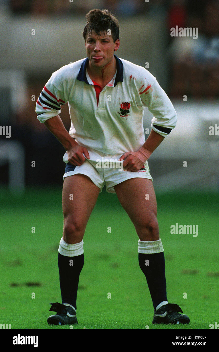ROB ANDREW ENGLAND & WASPS RU 22 October 1991 Stock Photo - Alamy