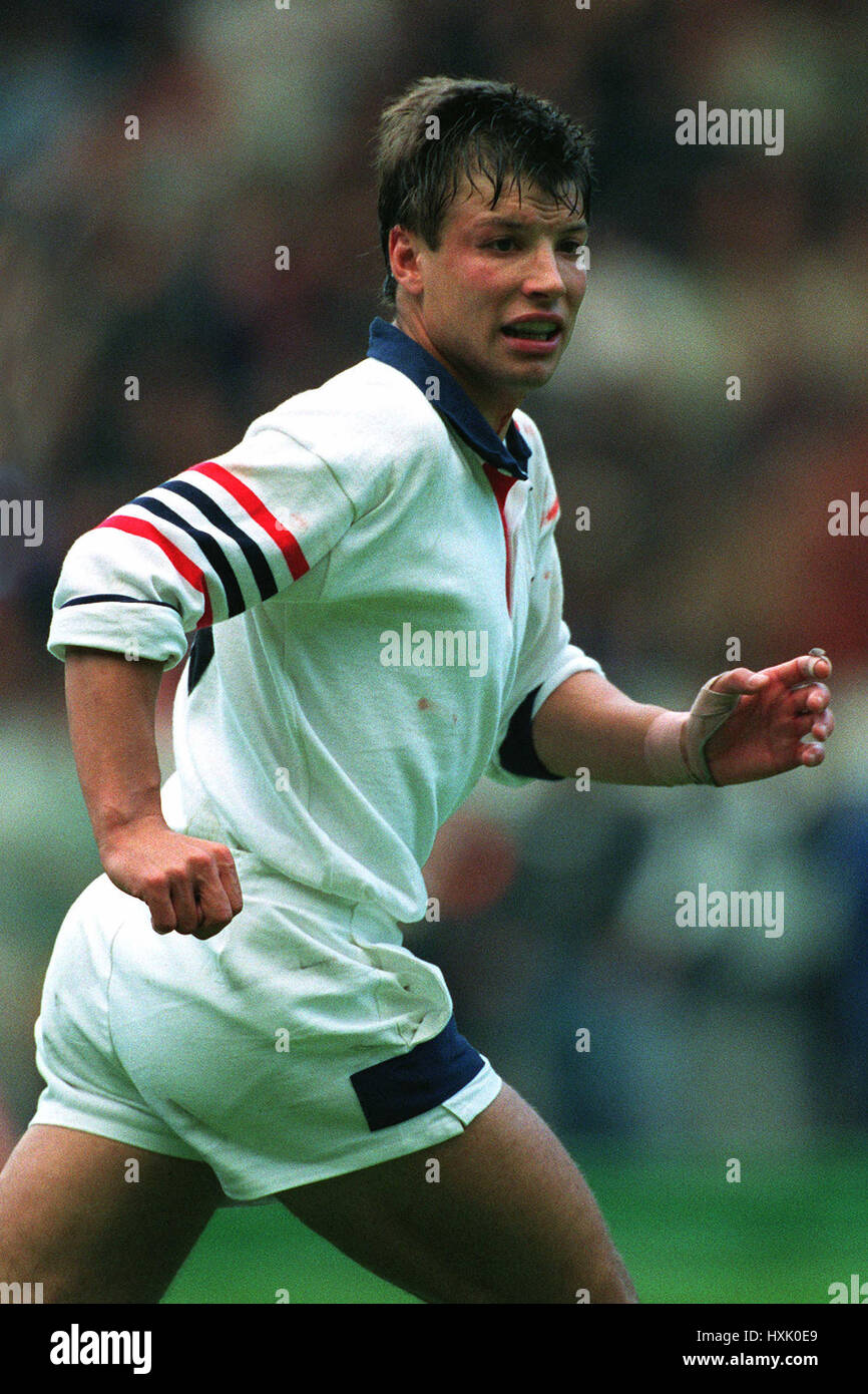 ROB ANDREW ENGLAND & WASPS RU 22 October 1991 Stock Photo - Alamy