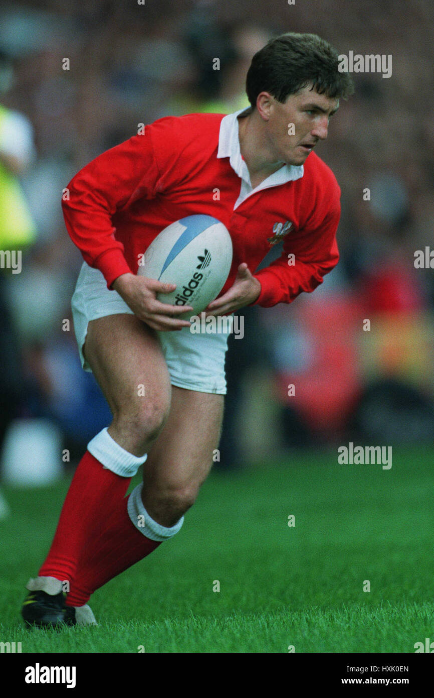ROBERT JONES WALES & SWANSEA RU 14 October 1991 Stock Photo - Alamy