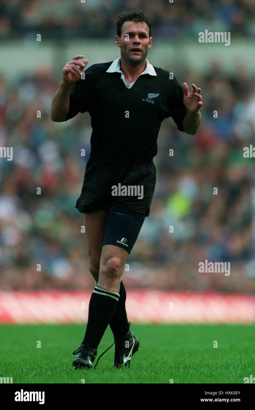 ALAN WHETTON NEW ZEALAND RU 14 October 1991 Stock Photo - Alamy