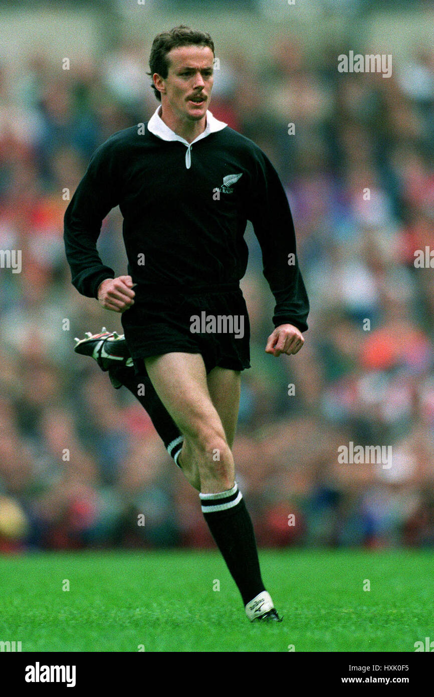 TERRY WRIGHT NEW ZEALAND RU 14 October 1991 Stock Photo - Alamy