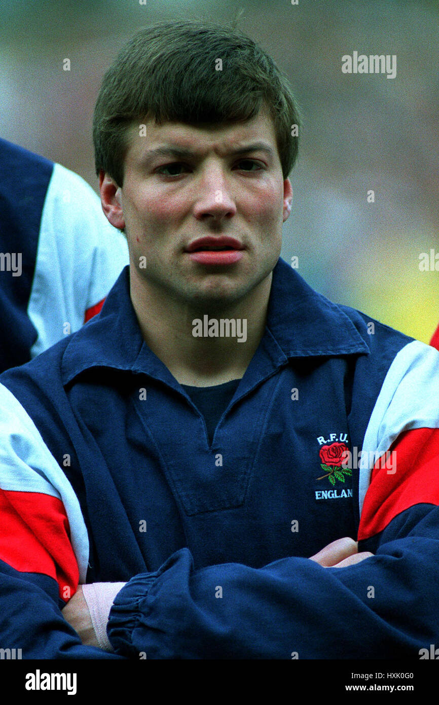 ROB ANDREW ENGLAND & WASPS RU 27 September 1991 Stock Photo - Alamy