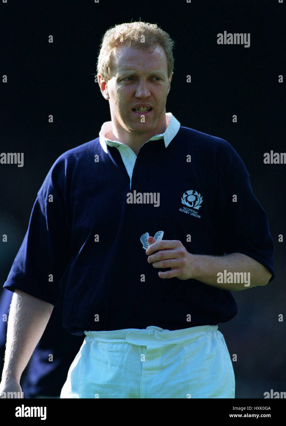 DEREK WHITE SCOTLAND & GALA RU 16 March 1991 Stock Photo - Alamy