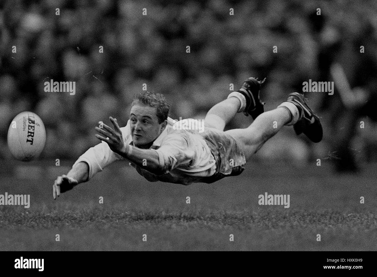 DEWI MORRIS ENGLAND & ST HELENS RU 04 March 1989 Stock Photo - Alamy