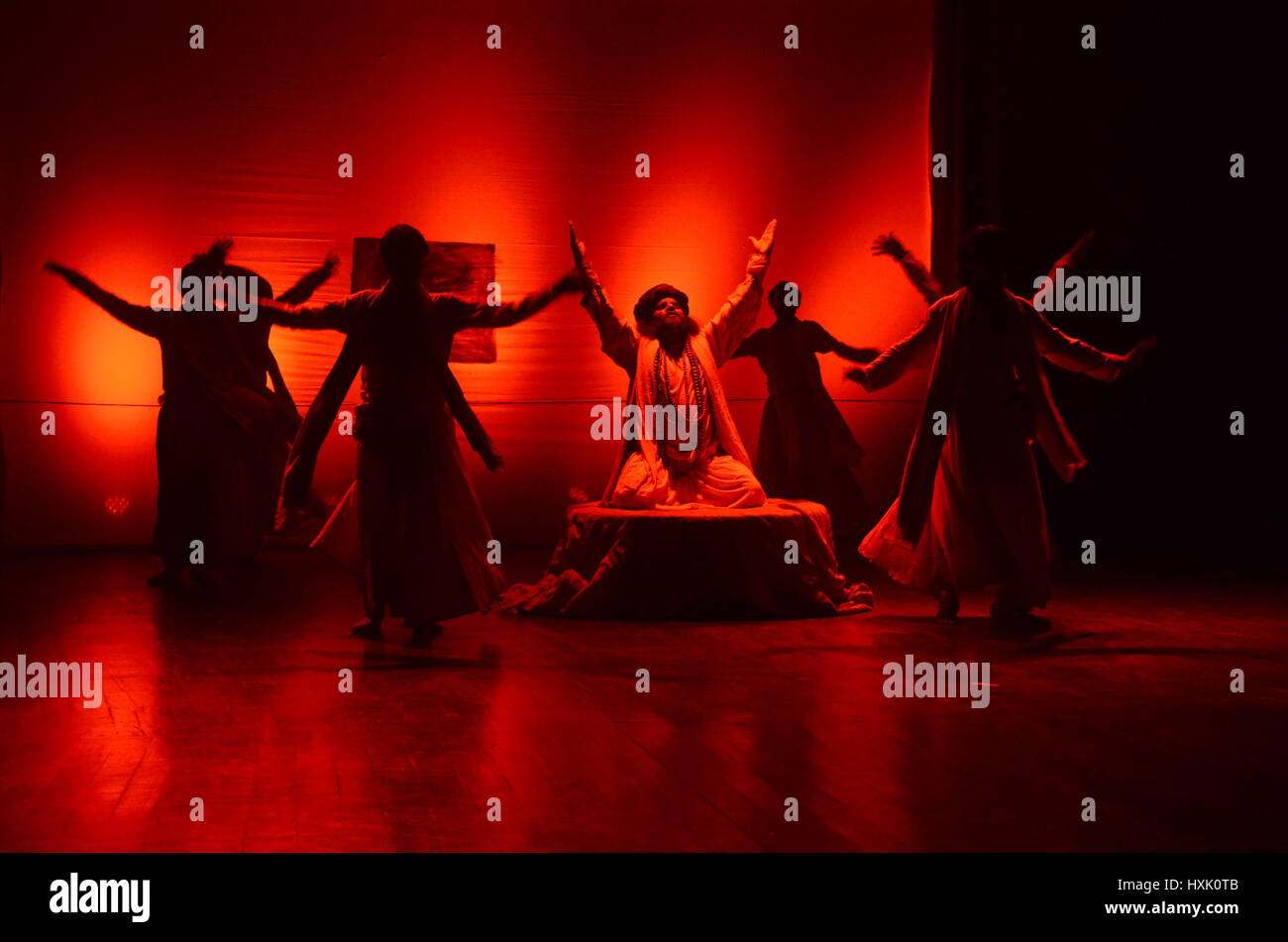 Lahore, Pakistan. 29th Mar, 2017. Pakistani artists perform during ...