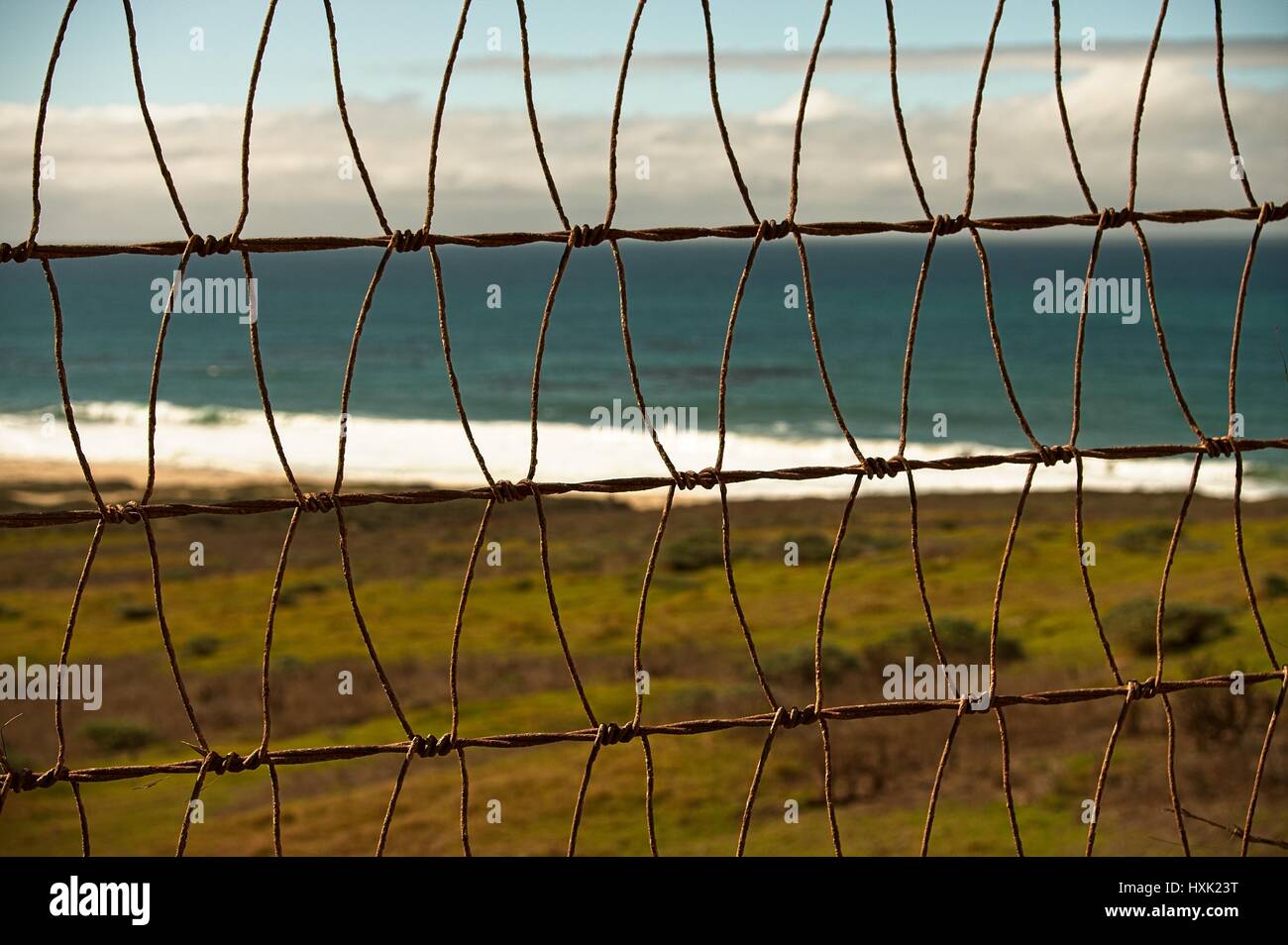 Pacific fence hi-res stock photography and images - Alamy