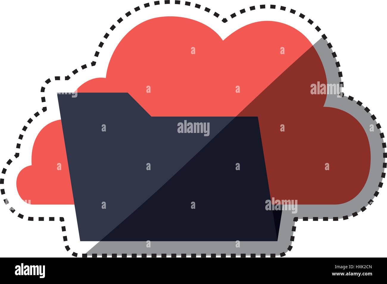 Folder data symbol Stock Vector Image & Art - Alamy