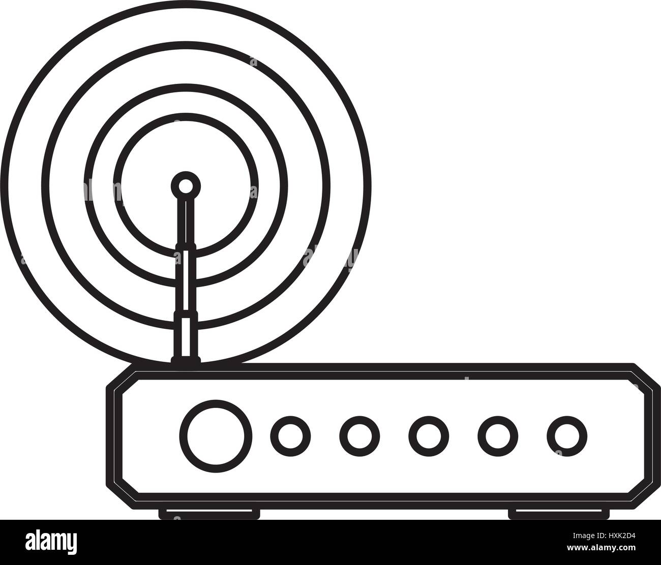 Wifi internet modem Stock Vector Image & Art - Alamy