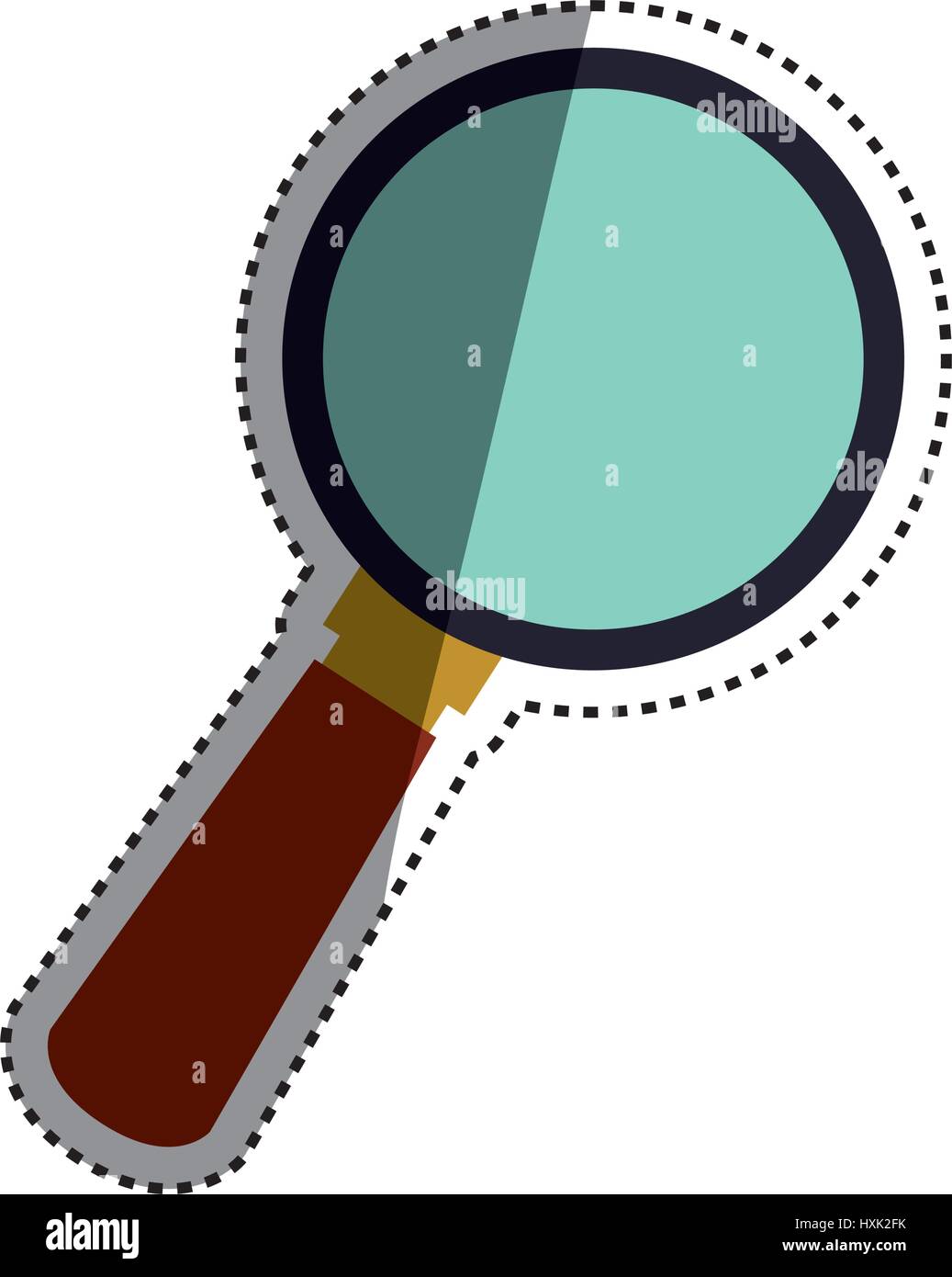 Lupe magnifying glass Stock Vector Image & Art - Alamy