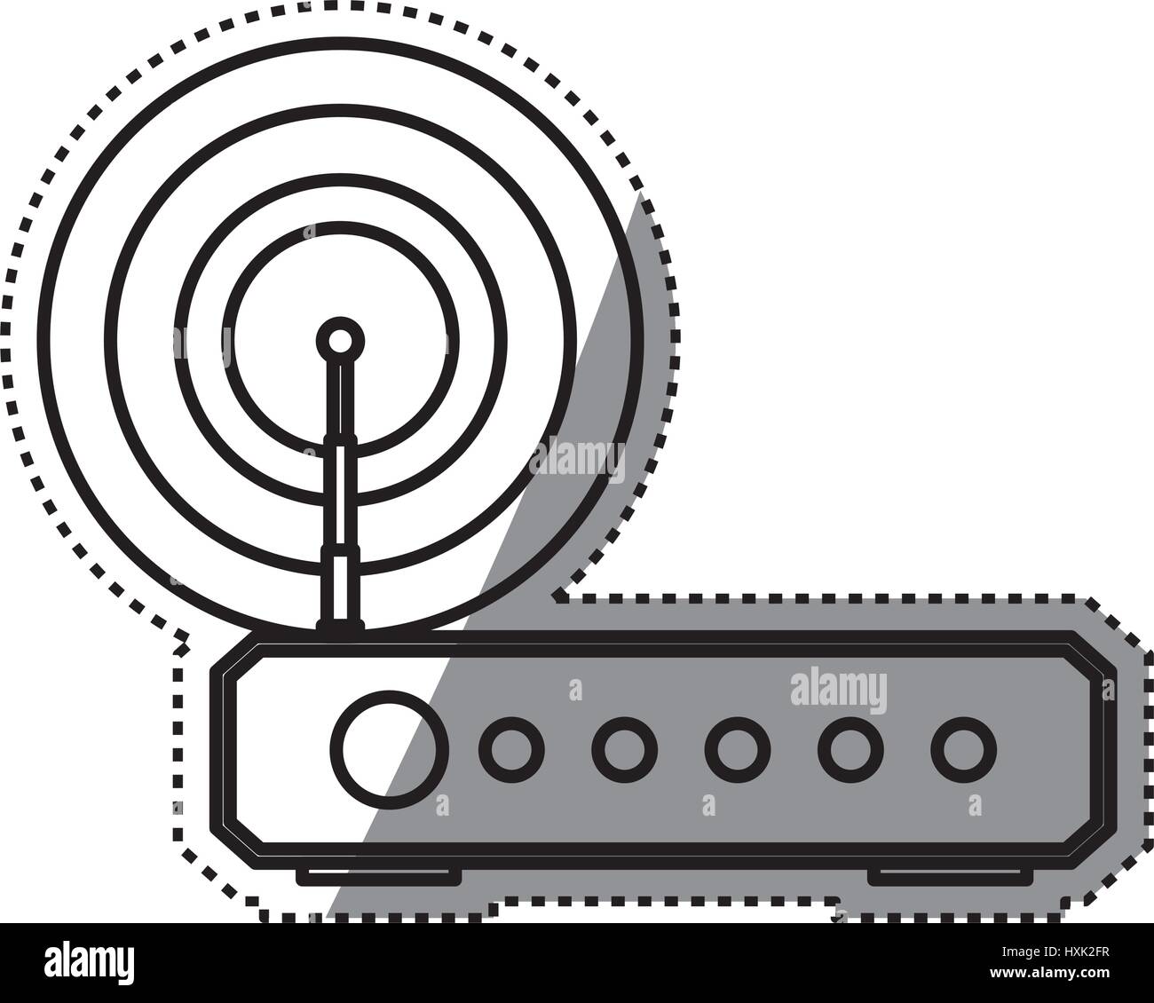 Wifi internet modem Stock Vector Image & Art - Alamy