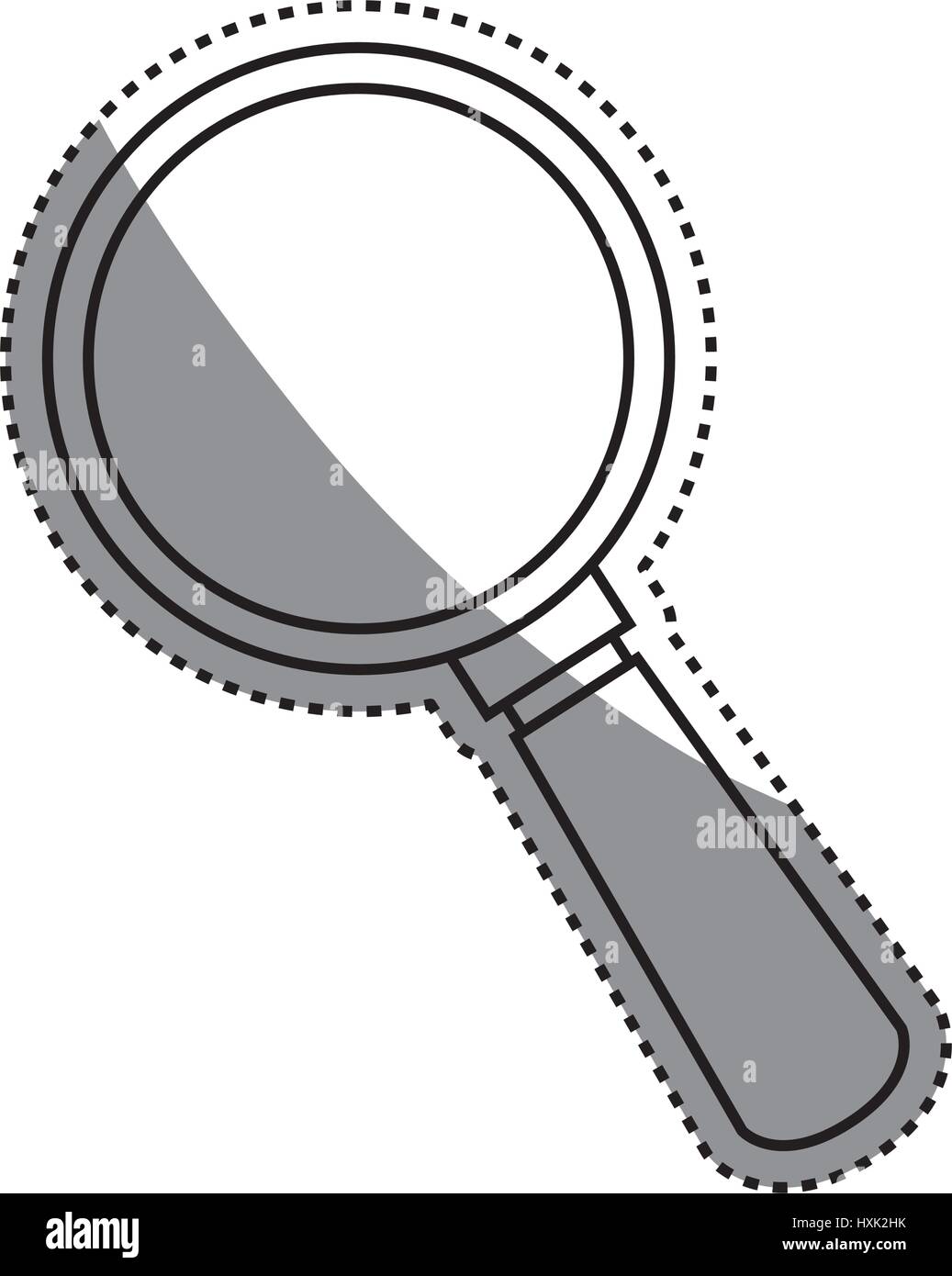 Lupe magnifying glass Stock Vector Image & Art - Alamy