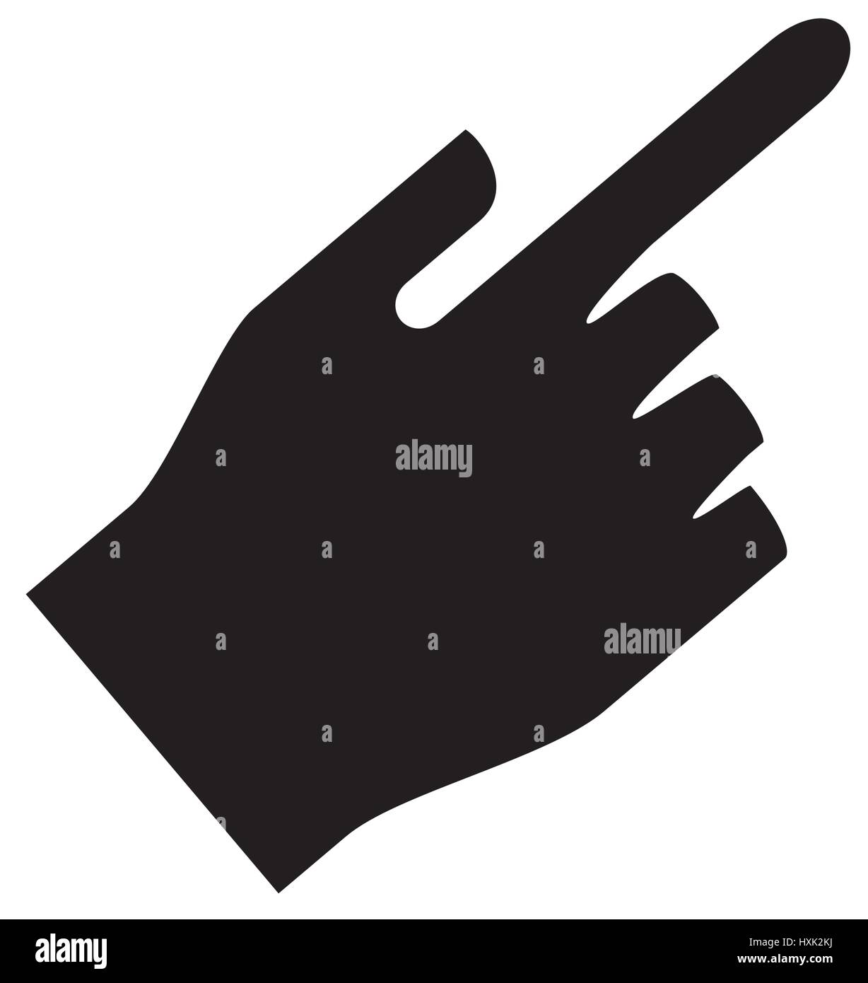 Hand click cursor Stock Vector Image & Art - Alamy