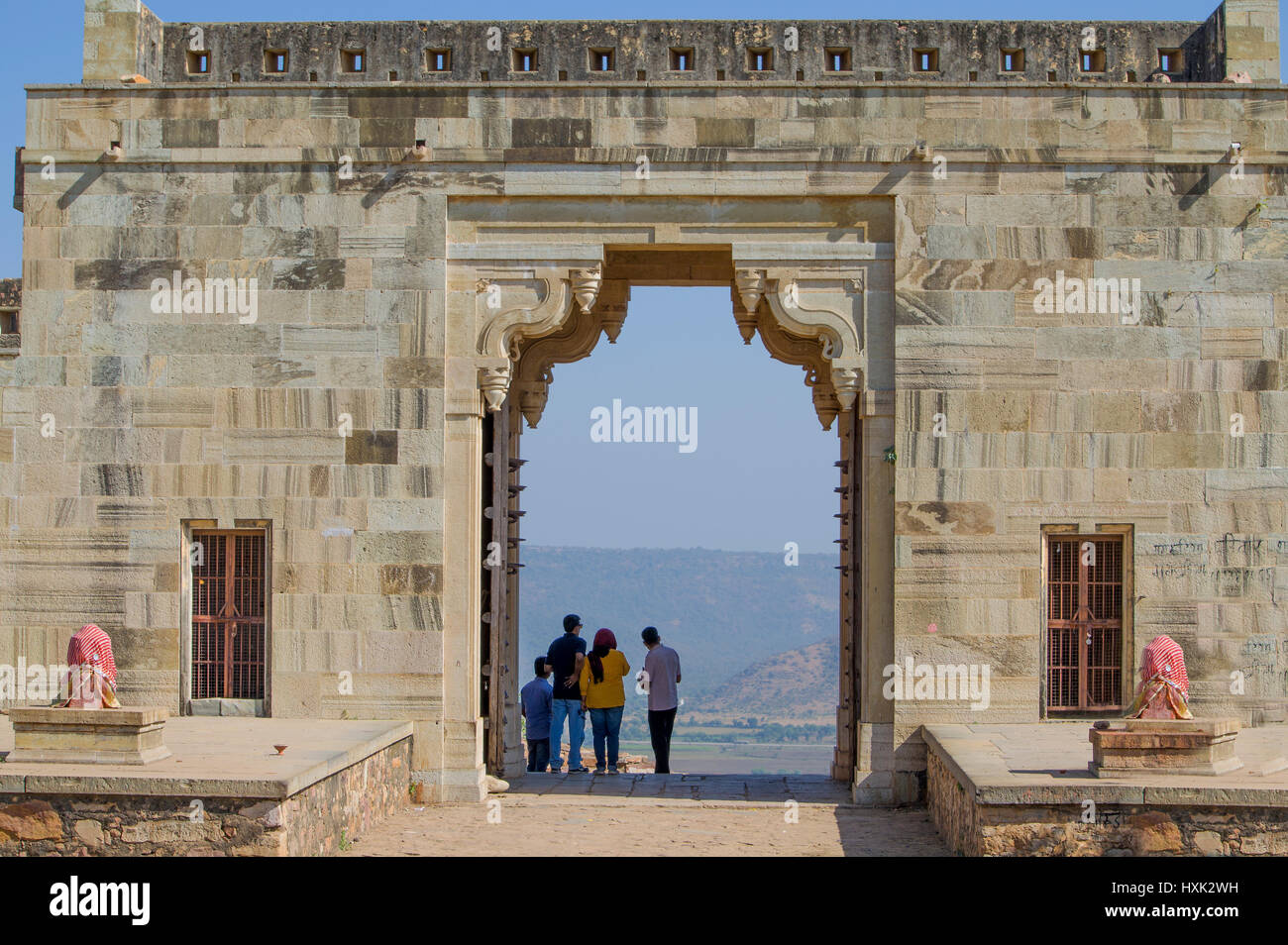 Chittorgarh an ancient fort in India gate Stock Photo - Alamy