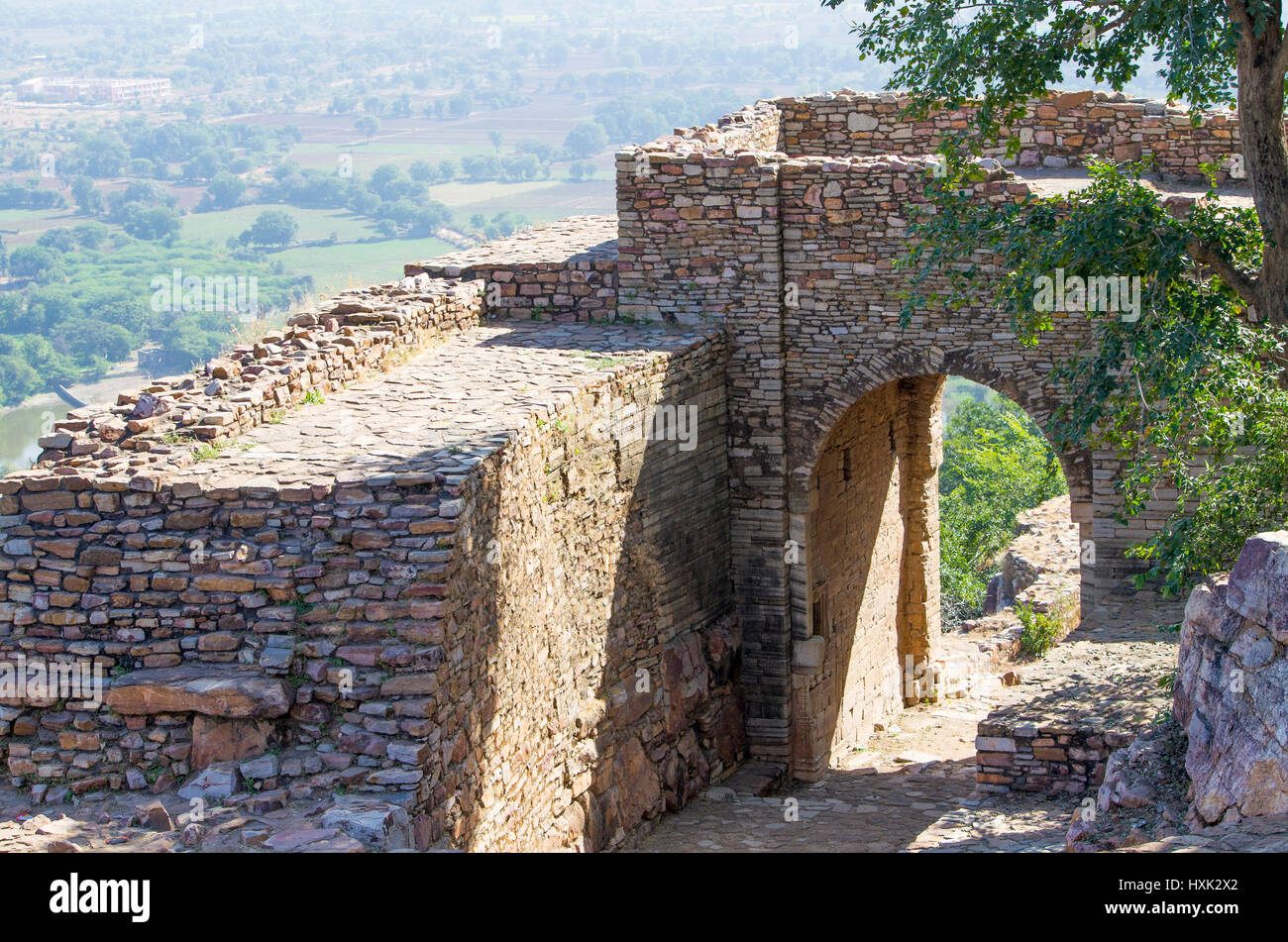 Chittorgarh an ancient fort in India gate Stock Photo - Alamy