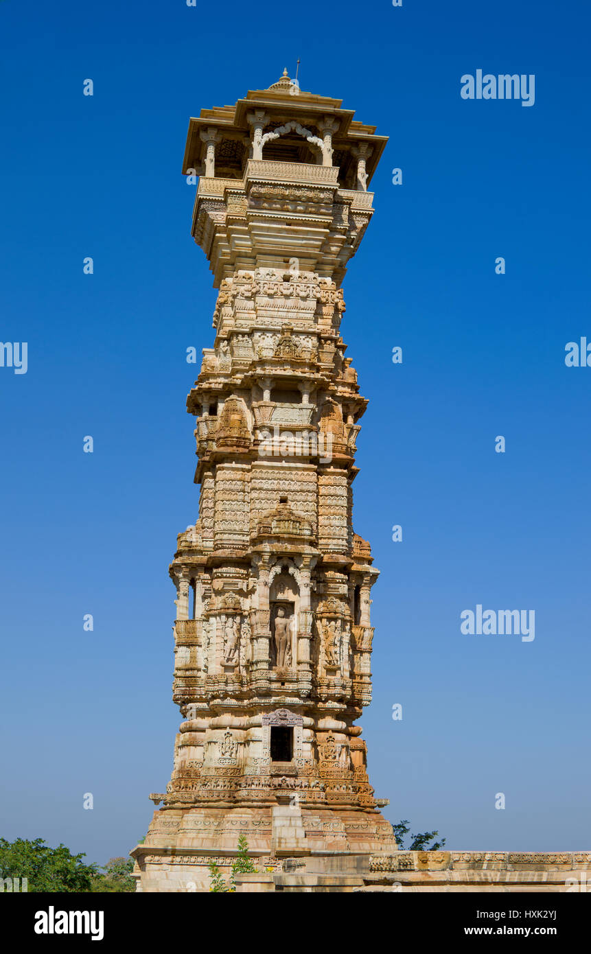 Vijay stambh or victory tower hi-res stock photography and images - Alamy