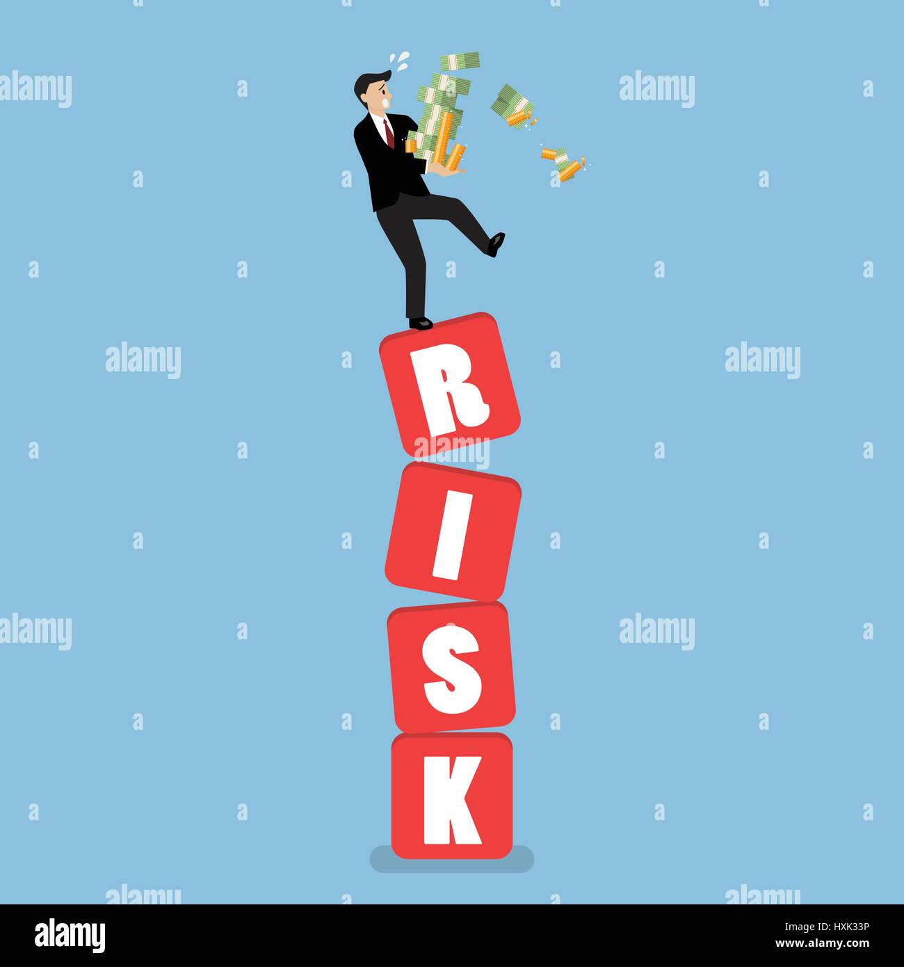 Risk assessment cartoon hi-res stock photography and images - Alamy