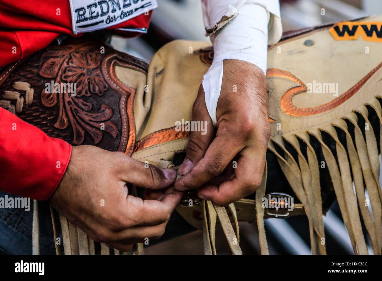 Report about rodeo riders and environment around this Vaquero sport ...