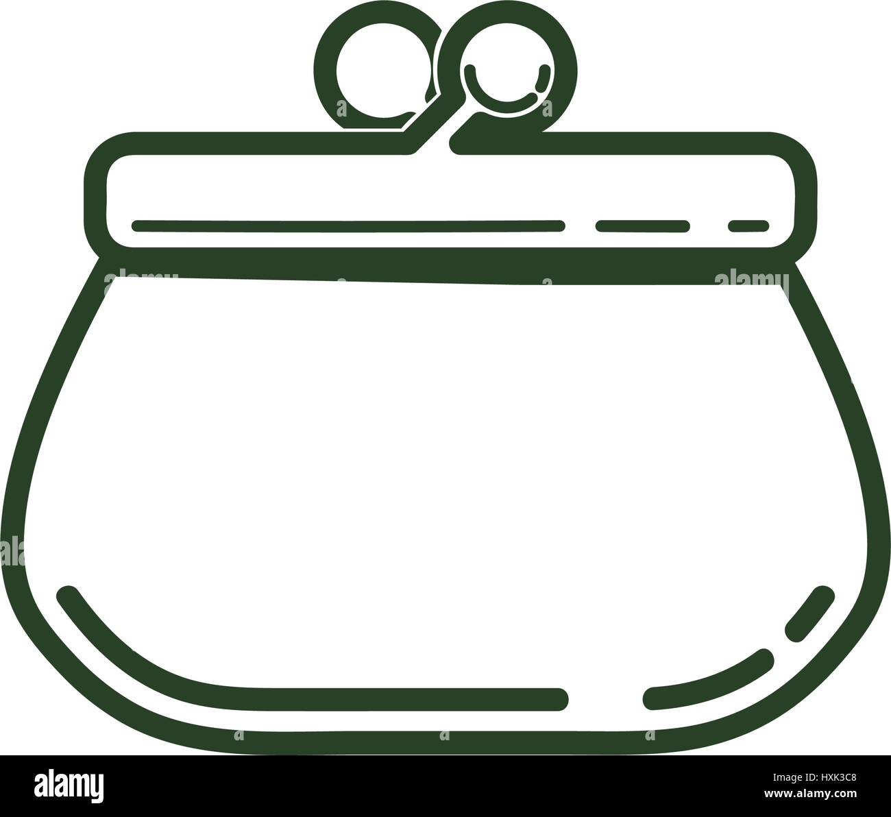 Woman open purse Stock Vector Images - Alamy