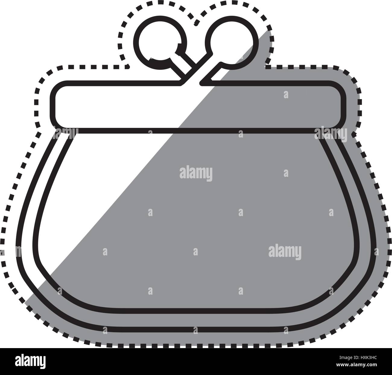 Woman open purse Stock Vector Images - Alamy
