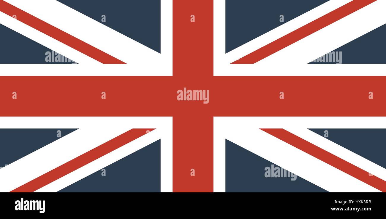 Flag Of The Great Britain Stock Vector Image & Art - Alamy
