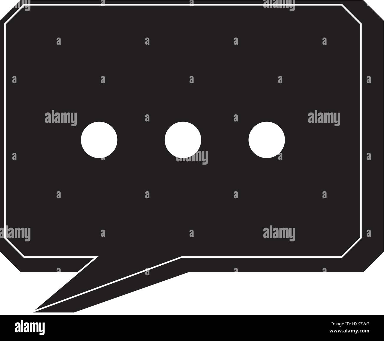 Chat bubble speakbox Stock Vector Image & Art - Alamy