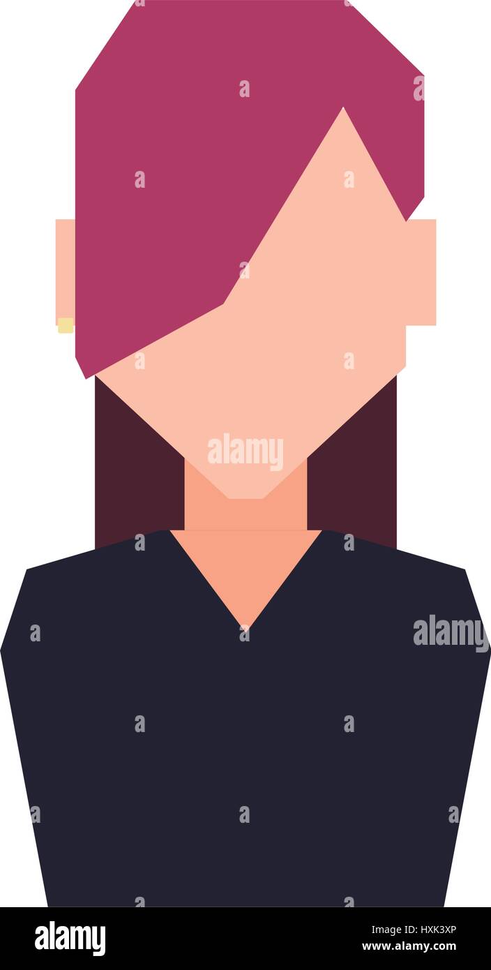 Woman faceless profile Stock Vector Image & Art - Alamy