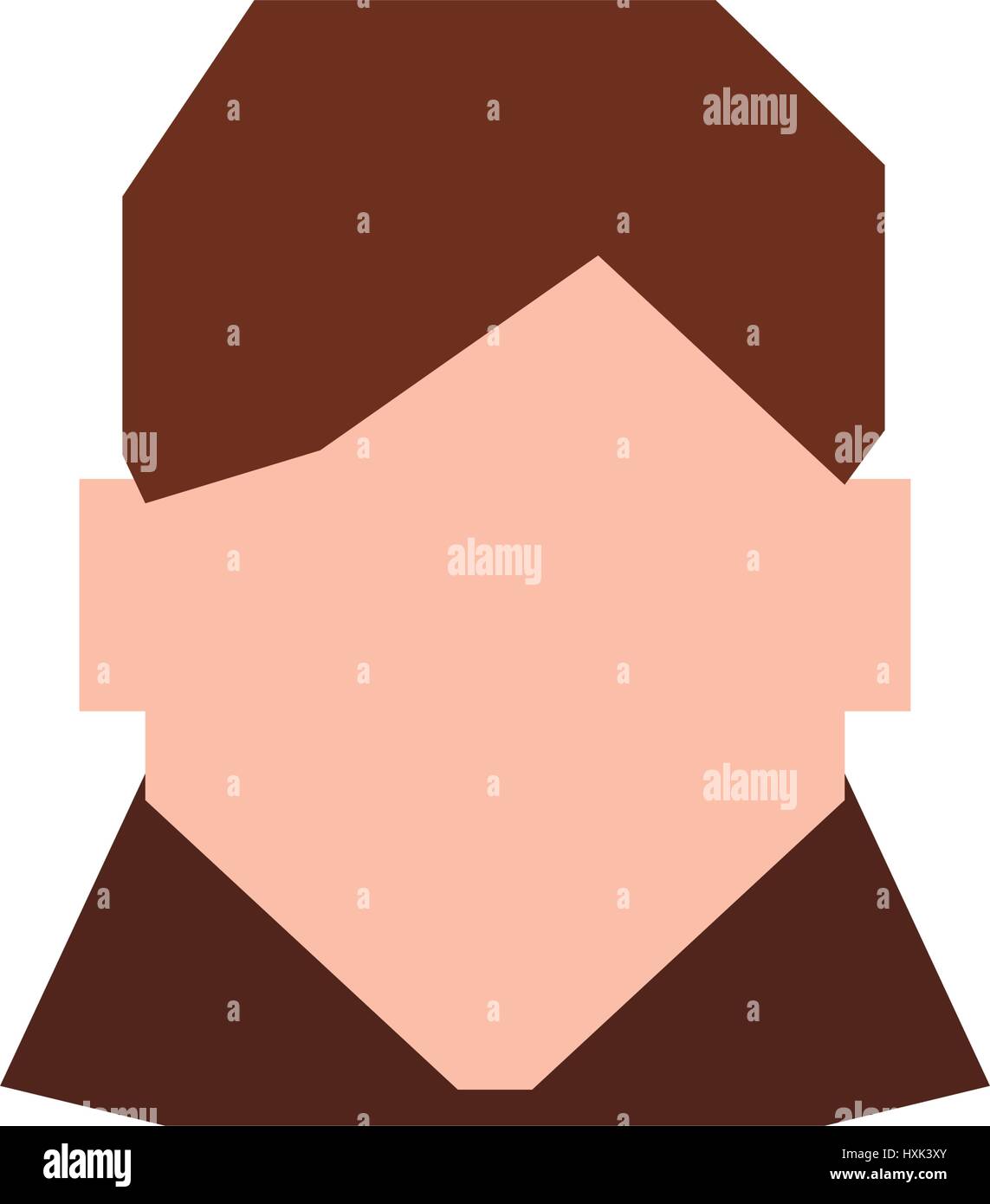 Woman faceless profile Stock Vector Image & Art - Alamy